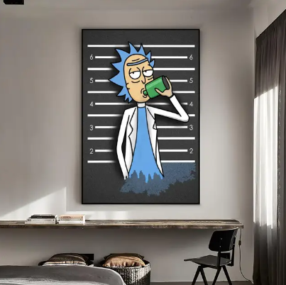 Tableau Rick Jail | Morty Shop – Rick et Morty